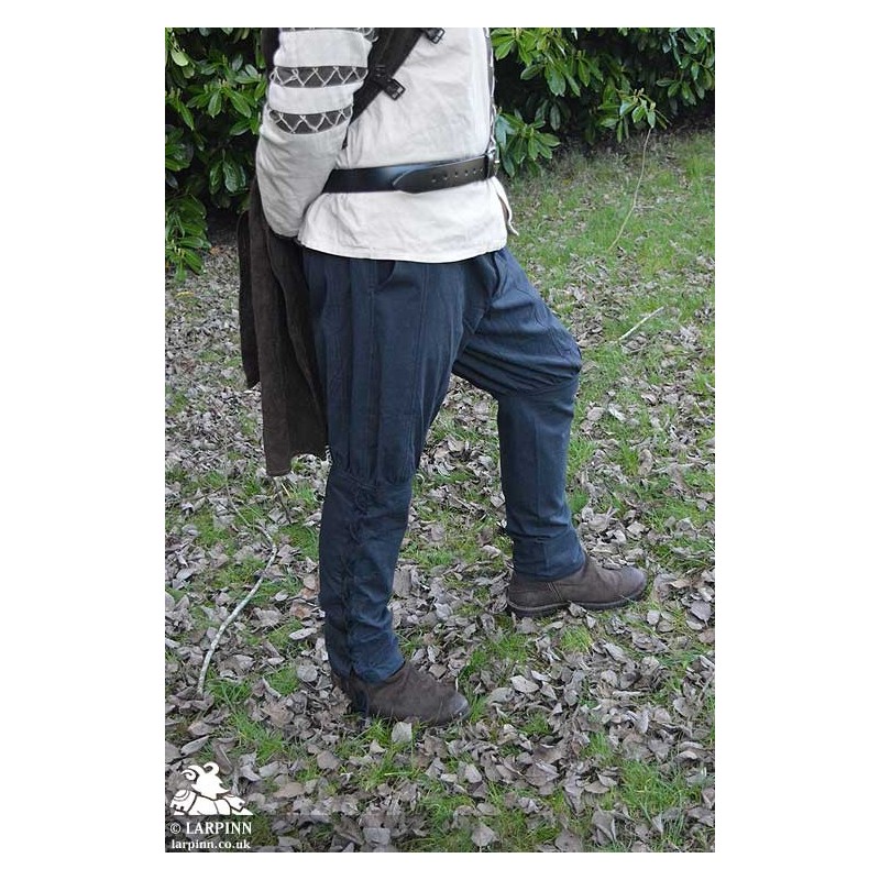 Kalin Hero Pants - Black - Cotton Trousers - LARP Costume & Kit