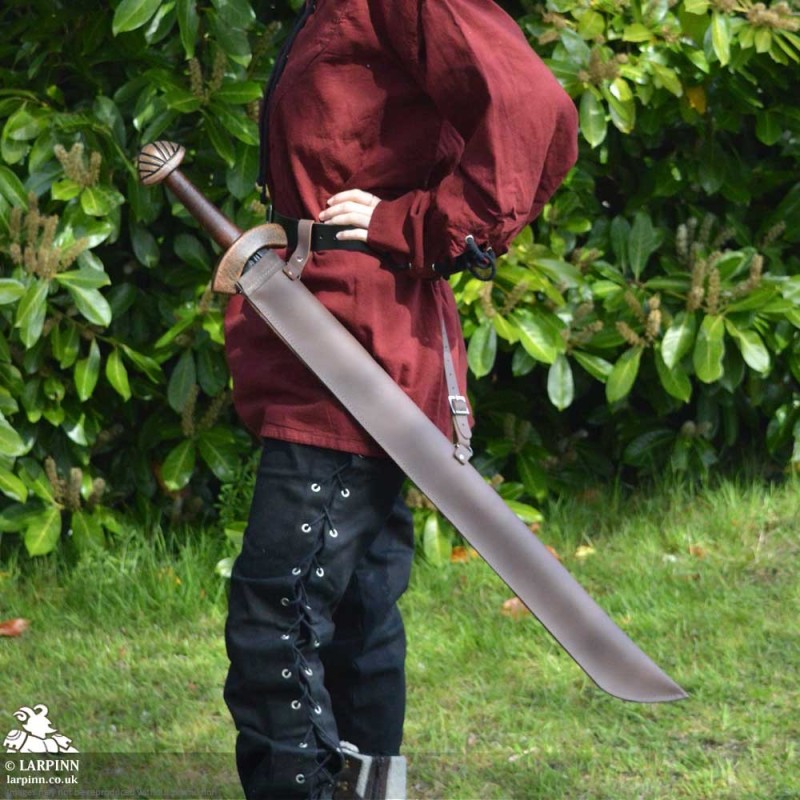 Stuart Long Sword Scabbard - Single Edged - Full Scabbard - Blade Frog
