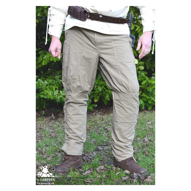 Kalin Hero Pants - Green - Cotton Trousers - LARP Costume & Kit