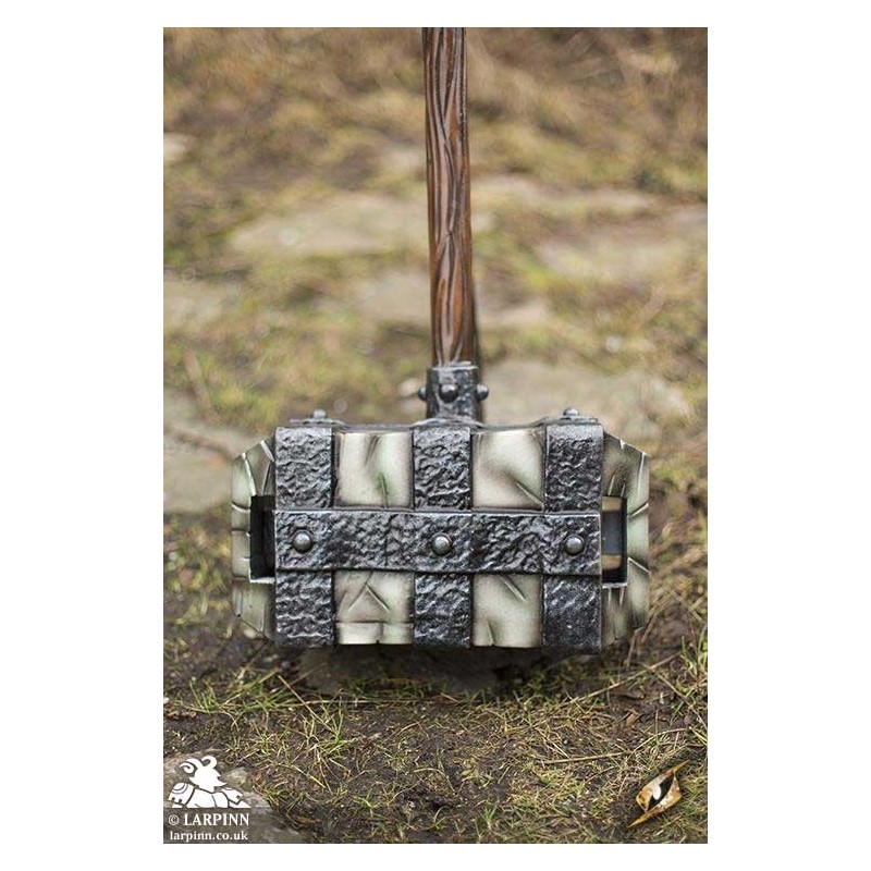 Stone Hammer - 42in - LARP - Foam & Latex LARP Weapon - Warhammer