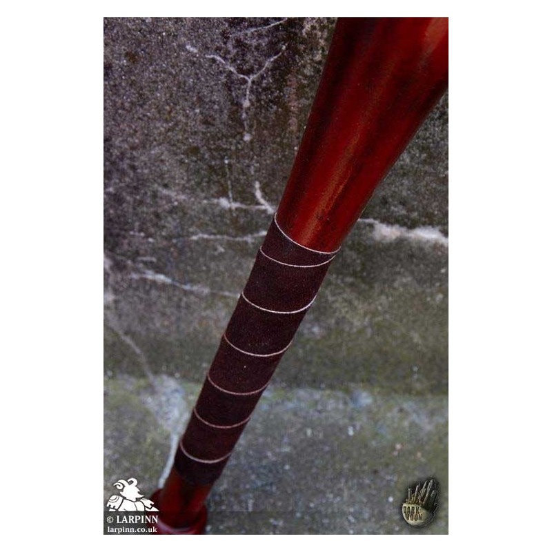 Barbed Wire Baseball Bat - Red - 32in - LARP - Modern Weapon