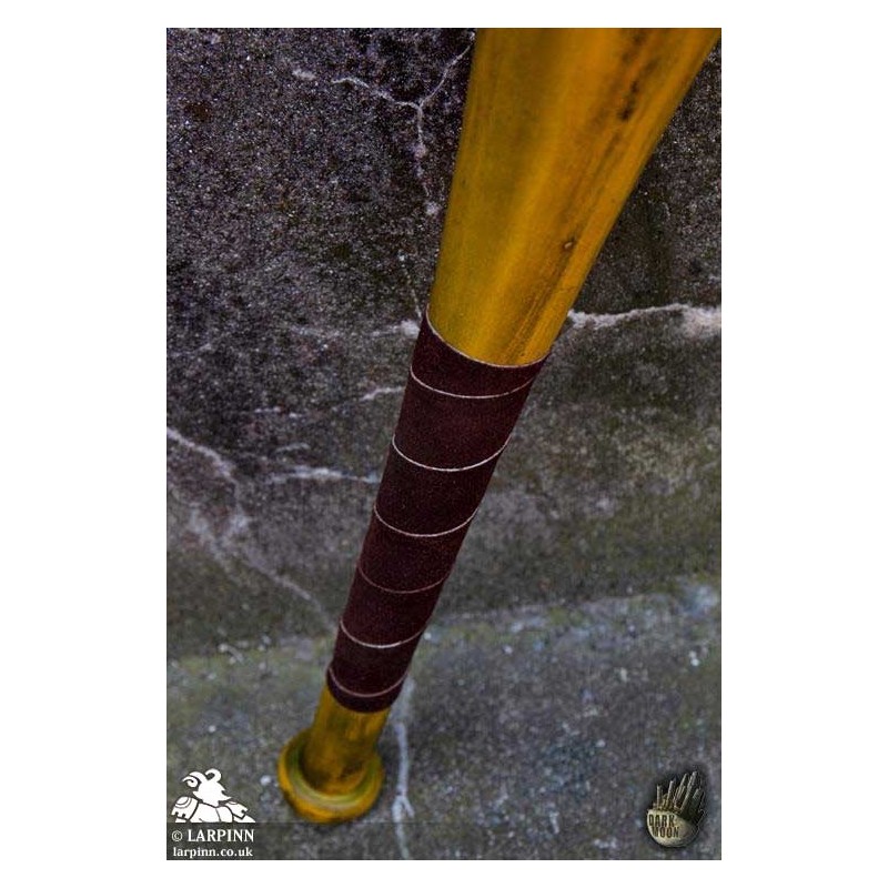 Barbed Wire Baseball Bat - Yellow - 32in - LARP - Modern Weapon