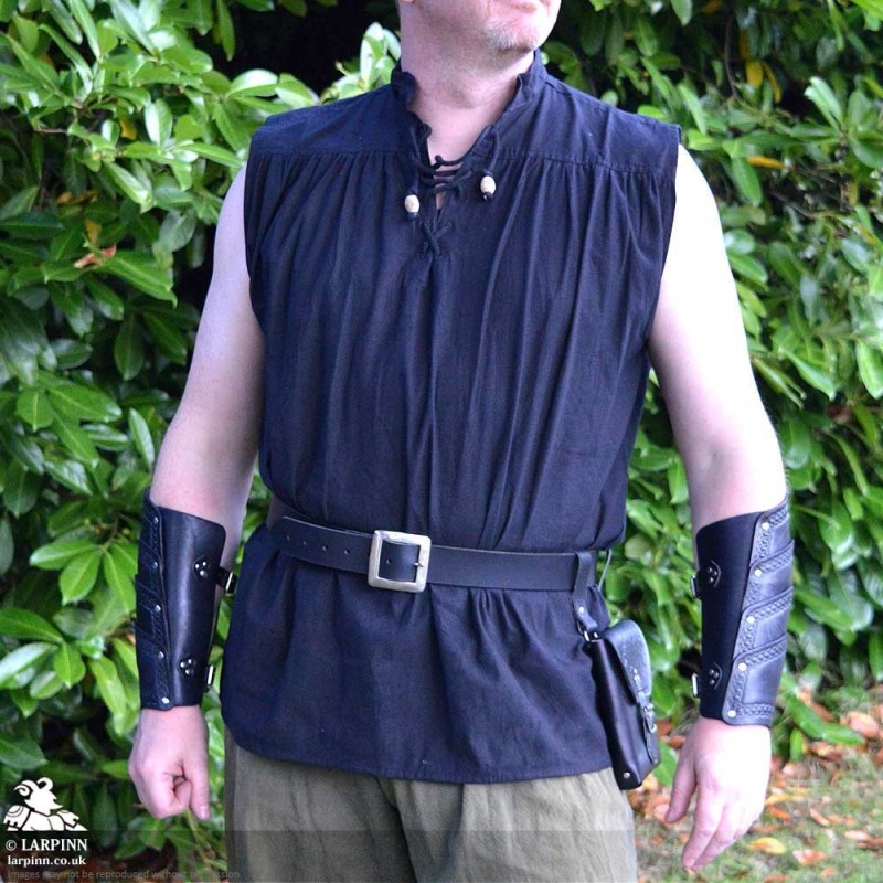 Cao Medieval Vest - LARP Costume - Short Sleeved Shirt - Light Weight