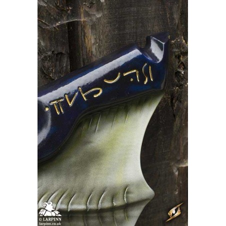 Wing Shield - Blue/White - 34IN x 22IN - LARP - Dark Elf - Drow - Tower