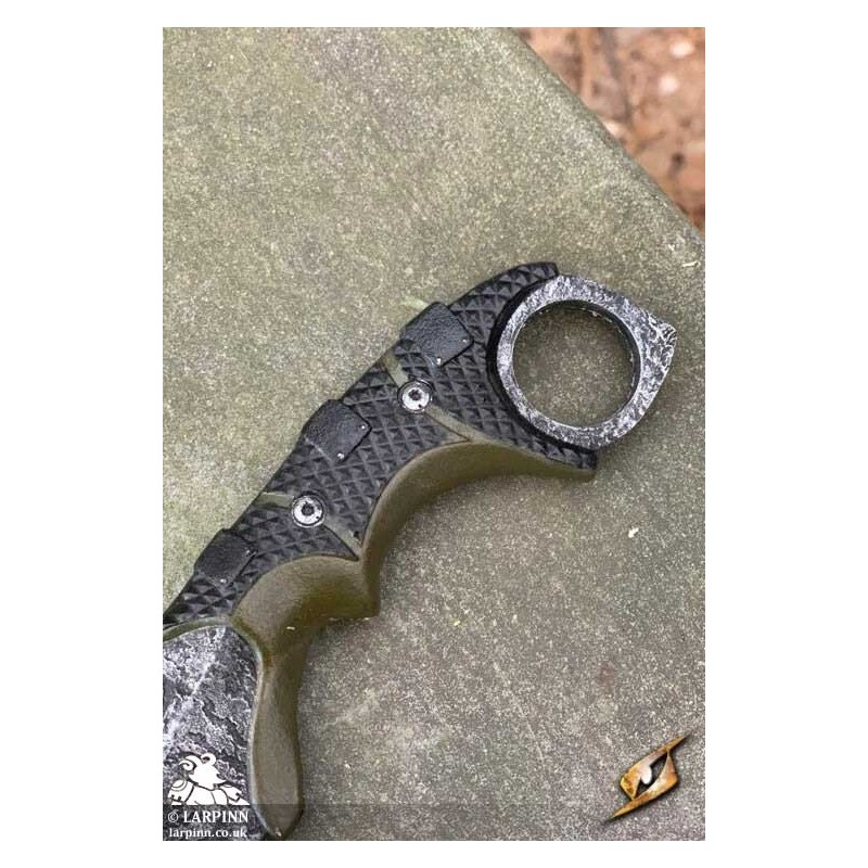 Tactical Throwing Knife - Green - Coreless LARP Throwing Weapon - Blade ...