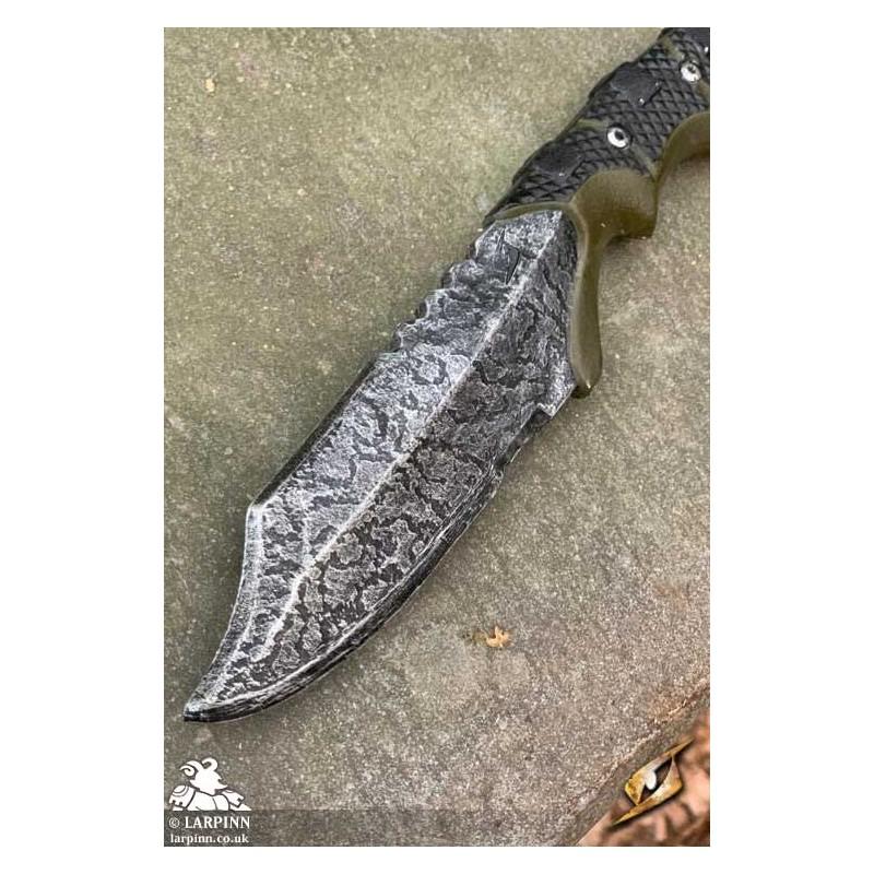 Tactical Throwing Knife - Green - Coreless LARP Throwing Weapon - Blade - Missile Weapon