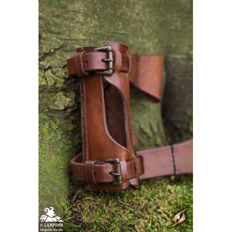 Rogue - Swordholder - Brown - Leather Scabbard - LARP Sword Sheath
