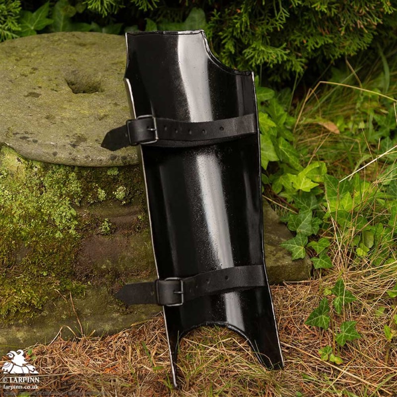 Mark Metal Greaves - Plain Steel - Plate Armour - LARP Costume