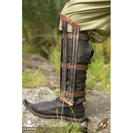 Viking Leg Protection - LARP Metal Armour - Greaves