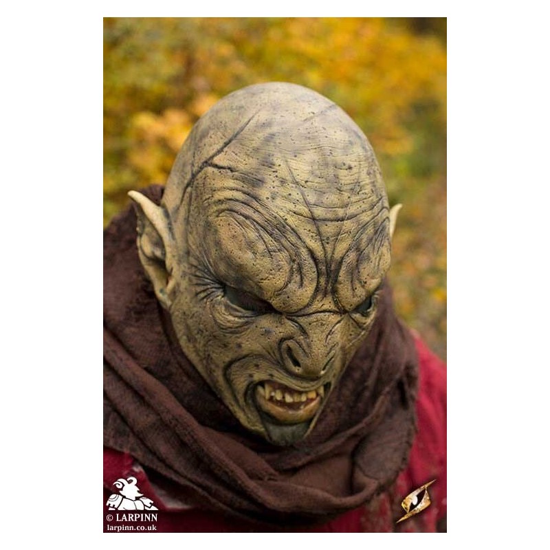 Carnal Orc Mask - Brown - Latex Mask - LARP Costume - Cosplay - Theatre