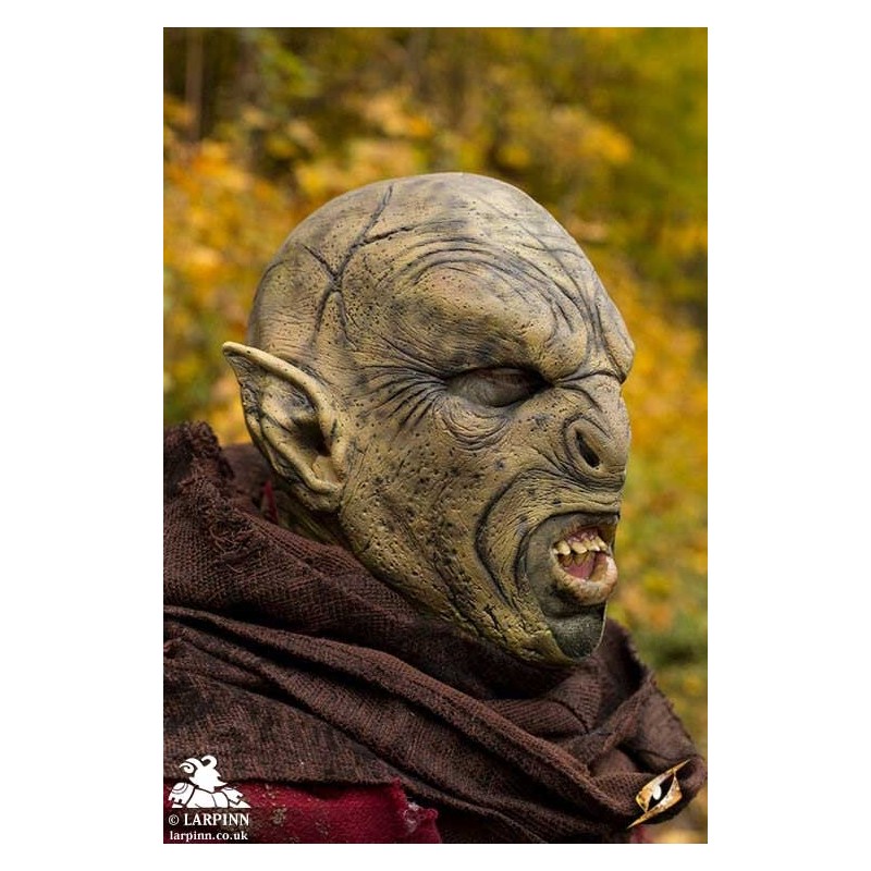Carnal Orc Mask - Brown - Latex Mask - LARP Costume - Cosplay - Theatre