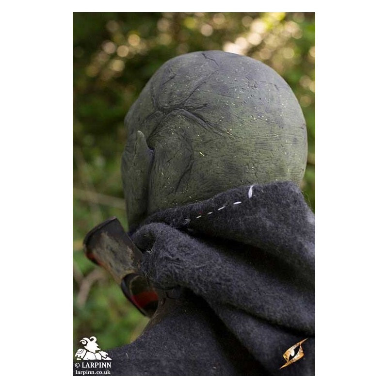 Carnal Orc Mask - Dark Green - LARP Costume - Cosplay - Latex Mask