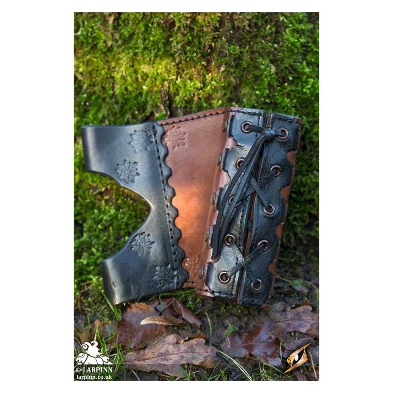 Imperial Scabbard - Black/Brown - Leather Sword Holster - LARP Weapon