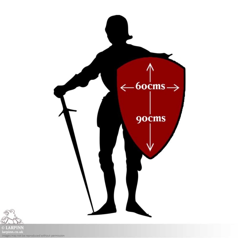 Drow Shield - 36IN x 24IN - LARP - LARP - Dark Elf - Drow - Tower