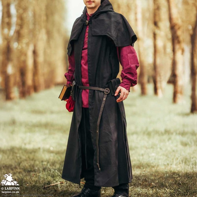 Abraxas Mantle/Duster - Mage Robes - Overcoats & Cloak - LARP Costume