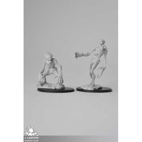 Pathfinder Battles Unpainted Miniatures - 2 Doppelgangers - Larp Inn