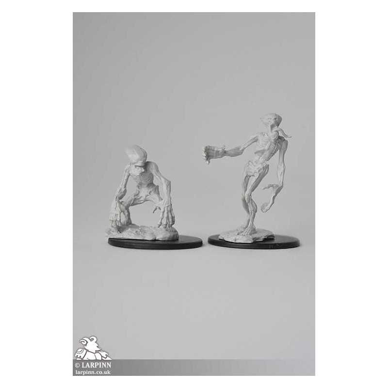 Pathfinder Battles Unpainted Miniatures - 2 Doppelgangers - Larp Inn