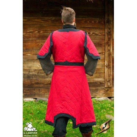 Dastan Gambeson - Red/Black - LARP Padded Armour - Costume